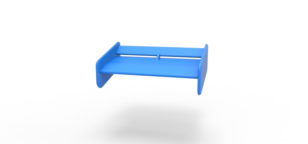 3D Printed Wing of Supermodified front engine race car V2 Scale 1:25 by ...