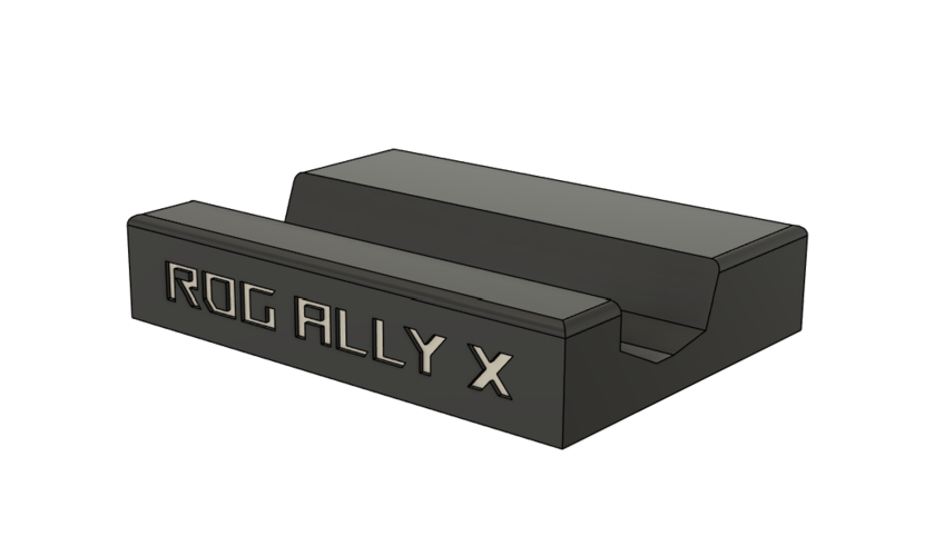 3D Printed STAND / DOCK FOR ROG ALLY X by MeWorks | Pinshape