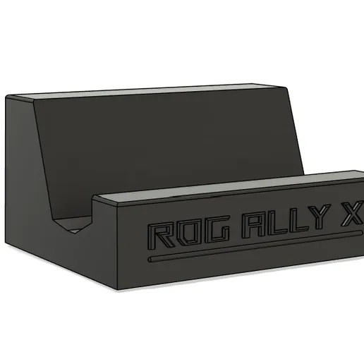 3D Printed STAND / DOCKING STATION FOR ROG ALLY X by MeWorks | Pinshape