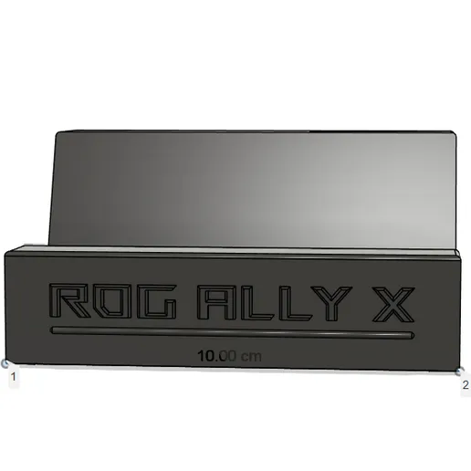 3D Printed STAND / DOCKING STATION FOR ROG ALLY X by MeWorks | Pinshape