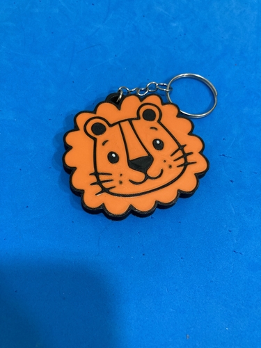 3D Printed Llavero leon / Lion keychain by Franchescor | Pinshape