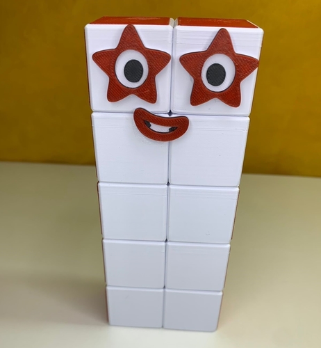 3D Printed Numberblocks Six to Ten by Andre Cardoso (andrebian) | Pinshape