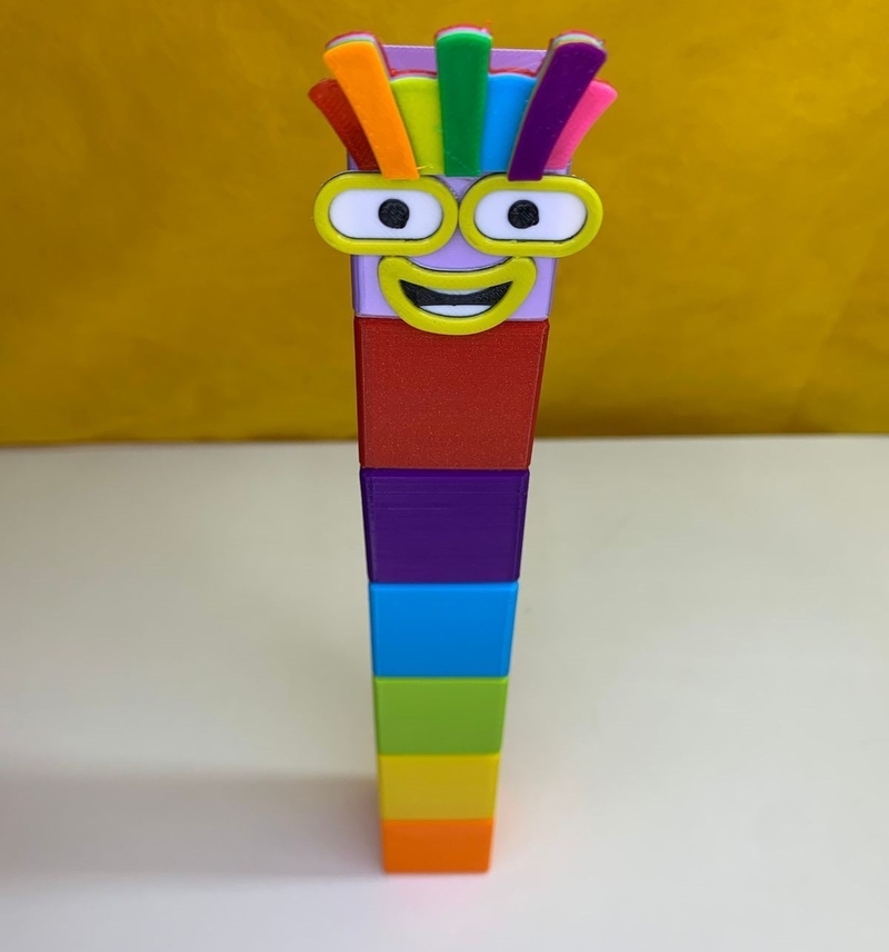 Numberblocks Six to Ten - Pinshape