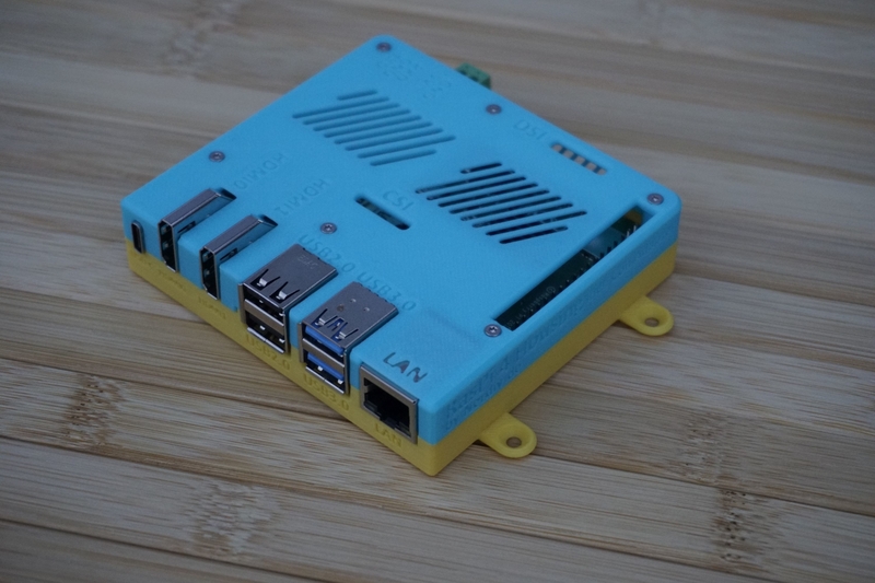 RaspberryPi 4 & Waveshare connector adapter housing - Pinshape