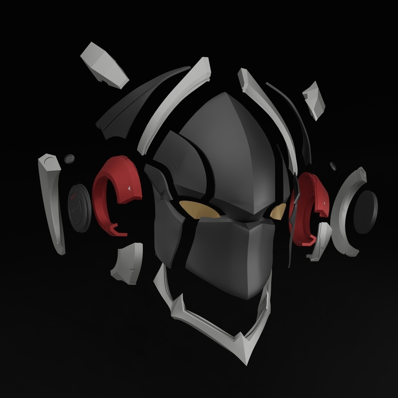 Billy Kid mask from Zenless Zone Zero - Pinshape