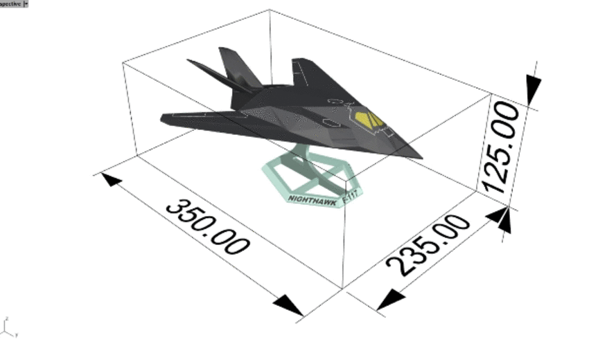 3D Printed F-117 Nighthawk by dougldp21 | Pinshape