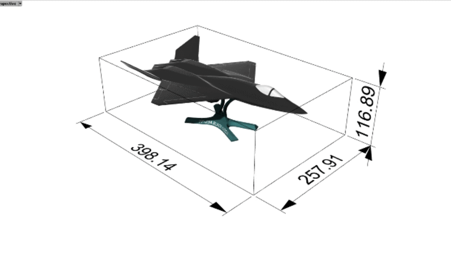 3D Printed YF-23A Black Widow by dougldp21 | Pinshape