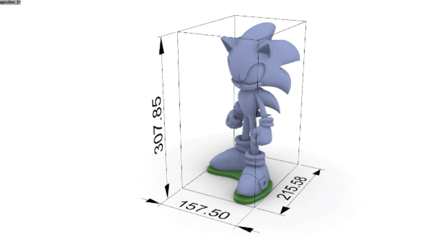 3D Printed SONIC (GIANT) by dougldp21 | Pinshape