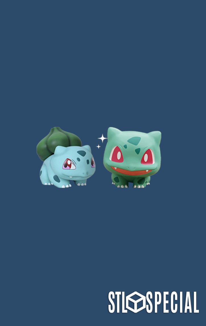 3D Printed Chibi Pokemon Collection Pack STL by Omarssa | Pinshape