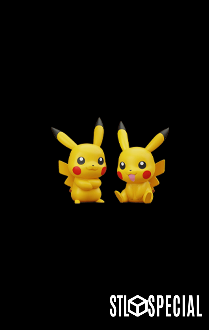 3D Printed Chibi Pokemon Collection Pack STL by Omarssa | Pinshape