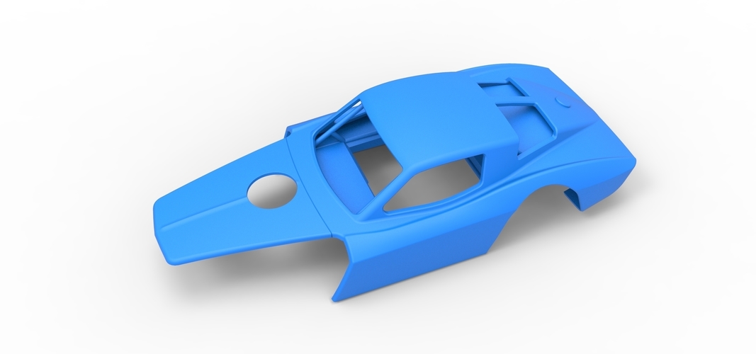 3D Printed Shell of Vintage Asphalt Modified stock car V2 Scale 1:25 by ...