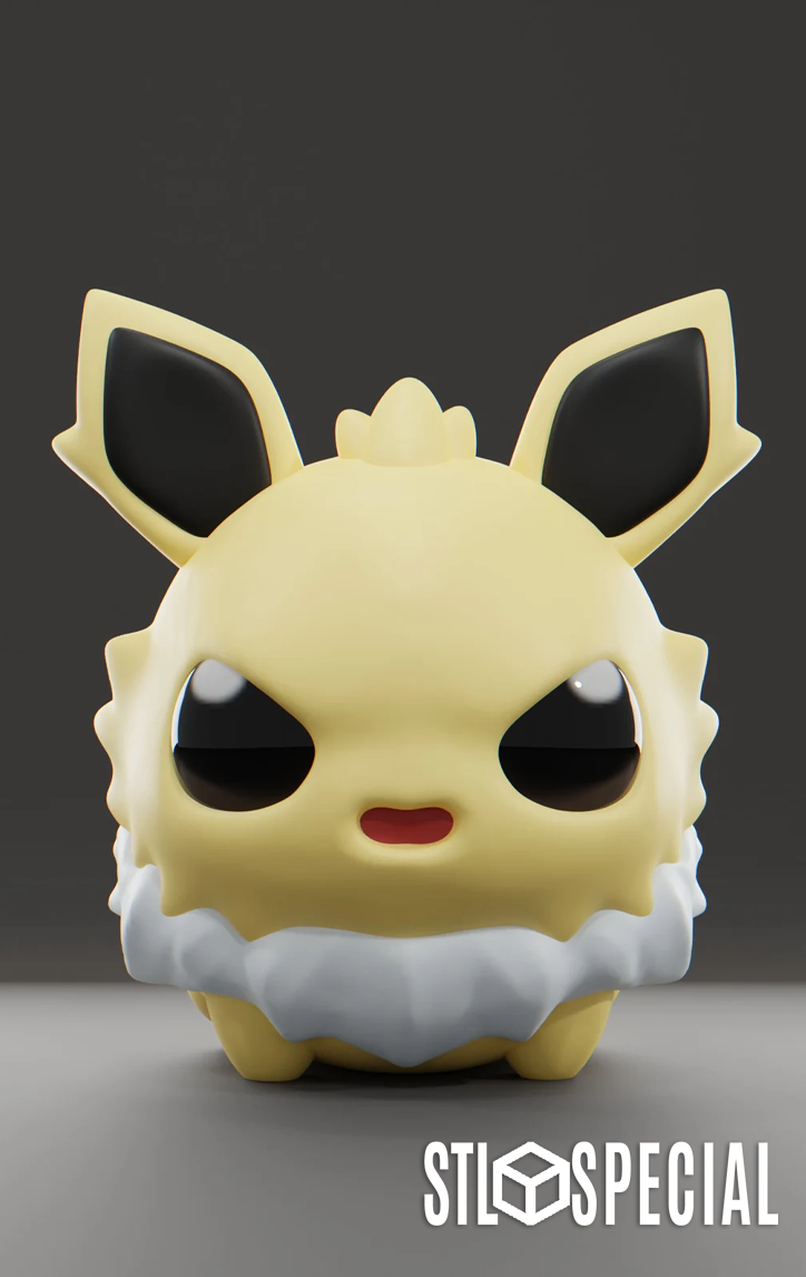 3D Printed Eevee Evolution Chibi Pack STL by Omarssa | Pinshape