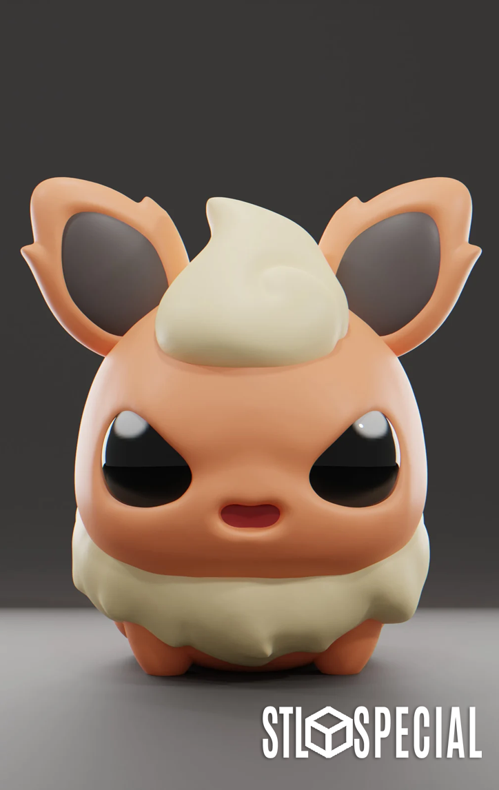 3D Printed Eevee Evolution Chibi Pack STL by Omarssa | Pinshape