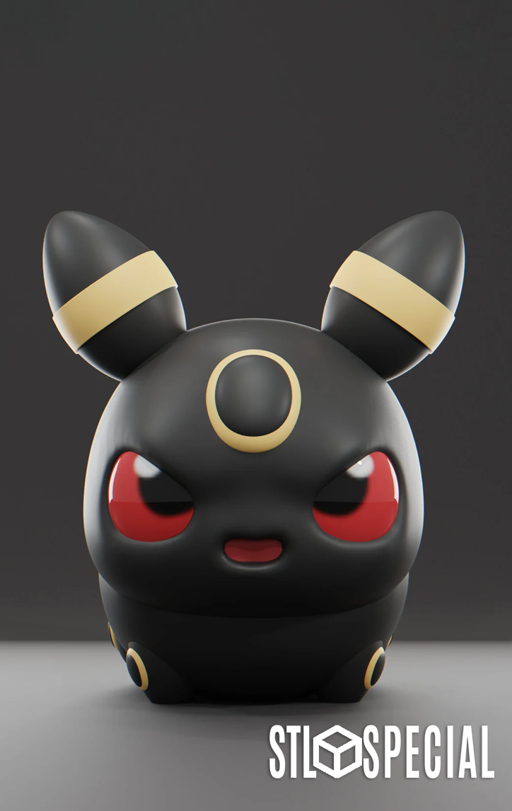 3D Printed Eevee Evolution Chibi Pack STL by Omarssa | Pinshape