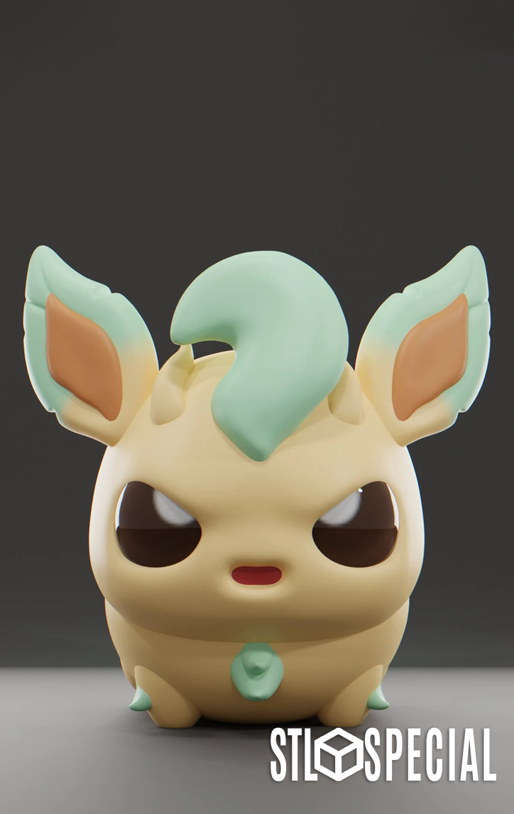 3D Printed Eevee Evolution Chibi Pack STL by Omarssa | Pinshape
