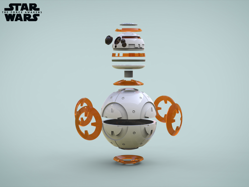 BB8 DROID - STAR WARS: THE FORCE AWAKENS - Pinshape