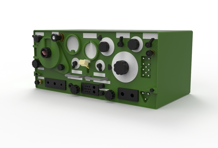 3D Printed Military Wireless Radio by saeed youhannae | Pinshape