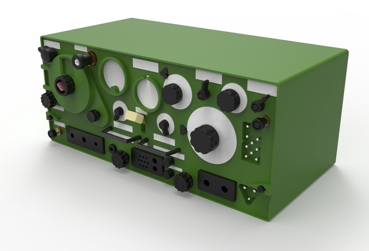 3D Printed Military Wireless Radio by saeed youhannae | Pinshape