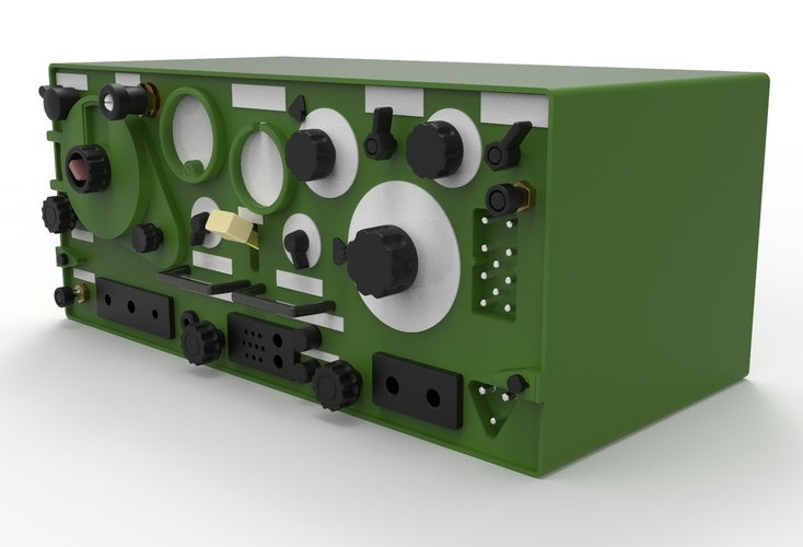 3D Printed Military Wireless Radio by saeed youhannae | Pinshape