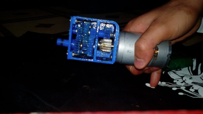 Gearbox for motor RS755 and RS775 - Pinshape