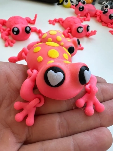 3D Printed Cute frog 3D STL by kamil- | Pinshape