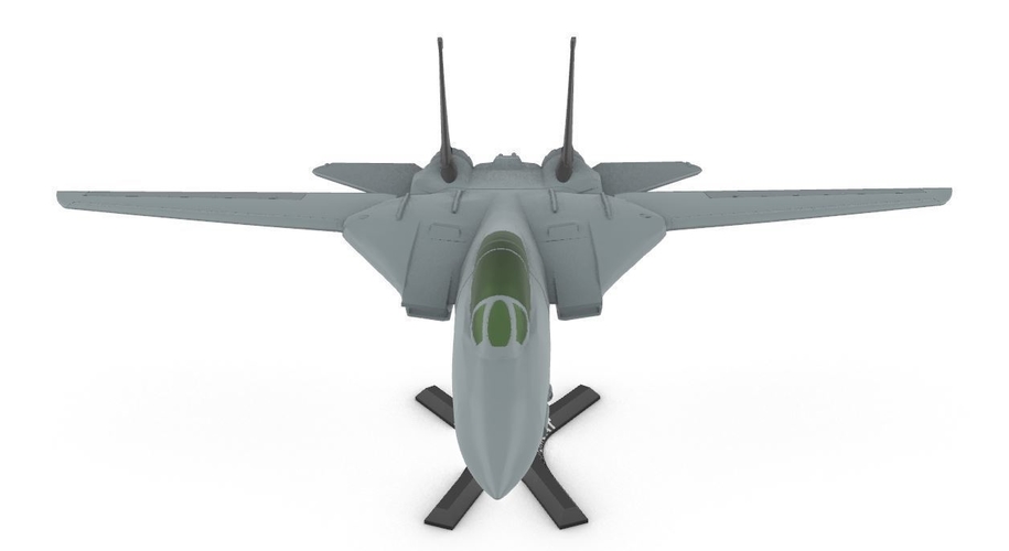 3D Printed F-14 Tomcat 1:48 (wing movable) by dougldp21 | Pinshape