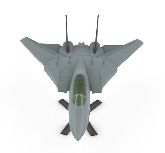 3D Printed F-14 Tomcat 1:48 (wing movable) by dougldp21 | Pinshape