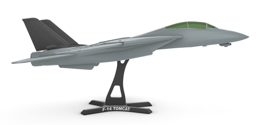 3D Printed F-14 Tomcat 1:48 (wing movable) by dougldp21 | Pinshape