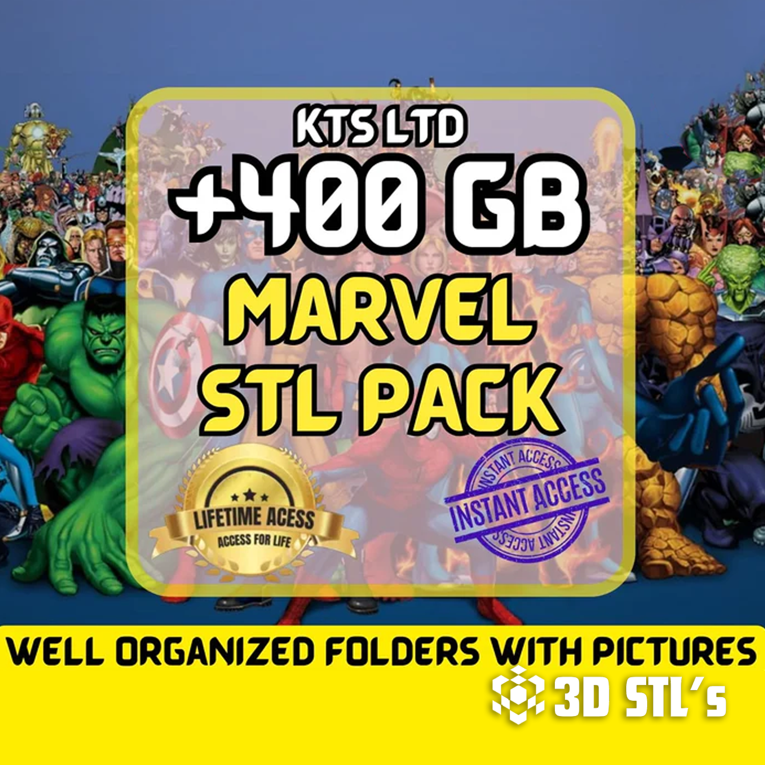 3D Printed MEGA PREMUIM STL Pack Bundle by amineboky | Pinshape