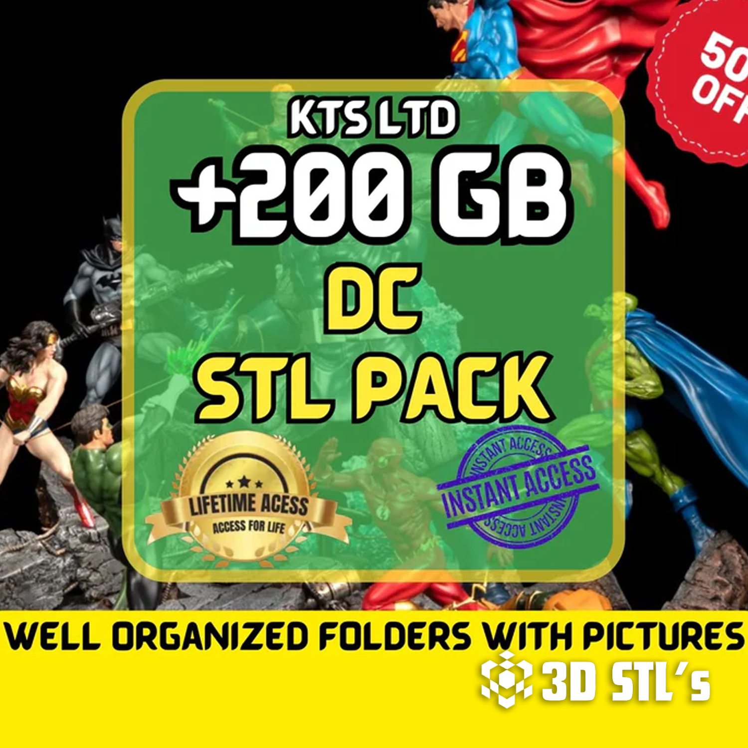 3D Printed MEGA PREMUIM STL Pack Bundle by amineboky | Pinshape