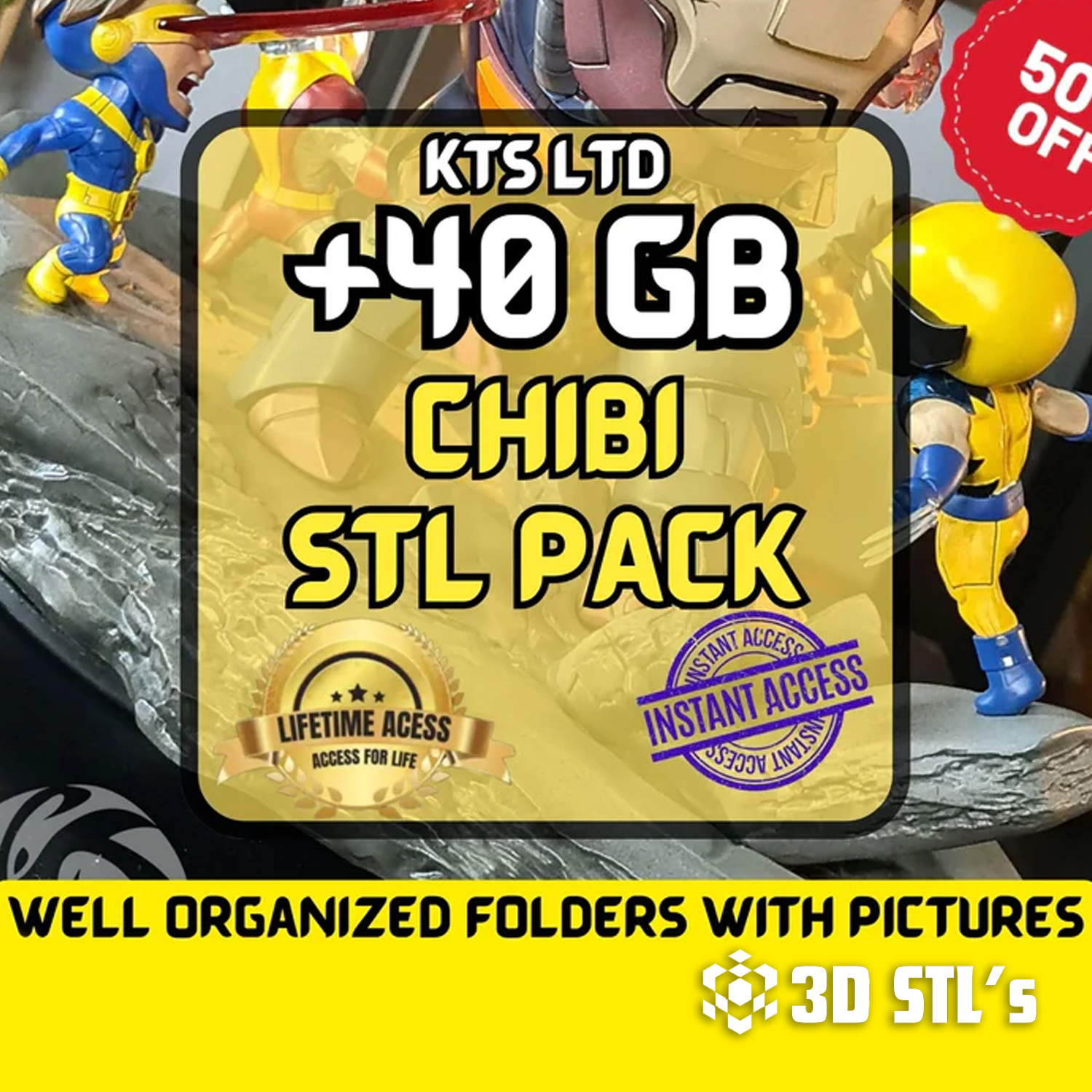 3D Printed MEGA PREMUIM STL Pack Bundle by amineboky | Pinshape