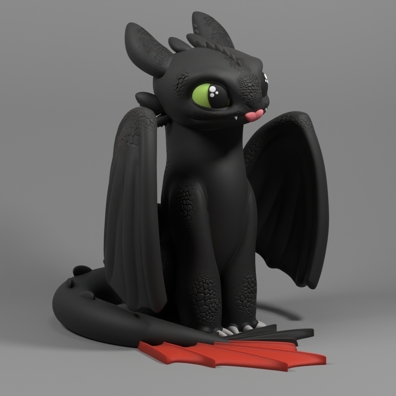 Toothless how to Train Your Dragon - Pinshape