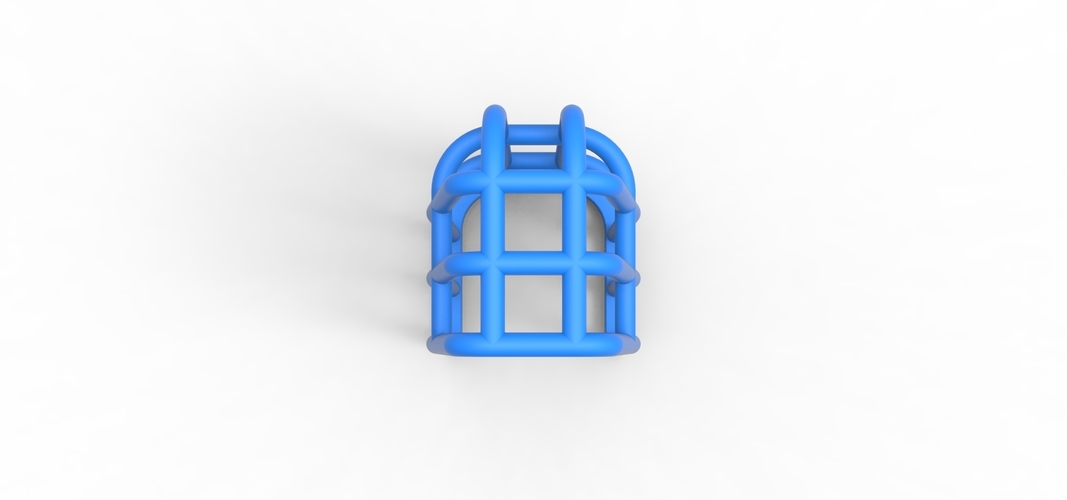 3D Printed Roll Cage of Pulling Tractor Version 2 Scale 1:25 by ...