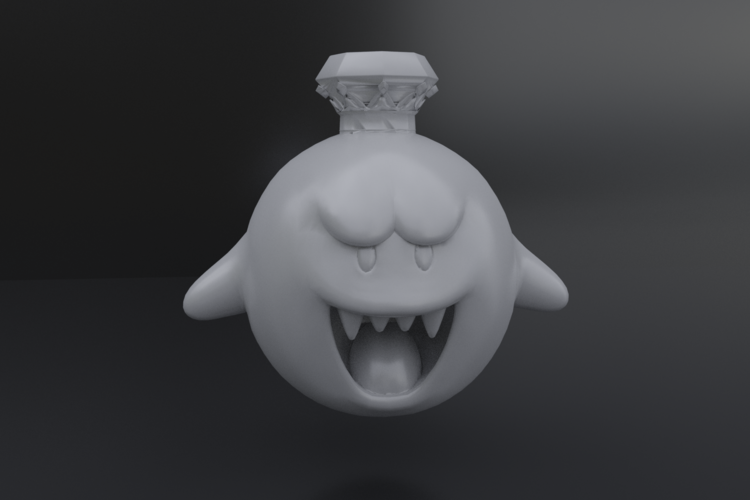 3D Printed King Boo Luigis Mansion by vgmods | Pinshape