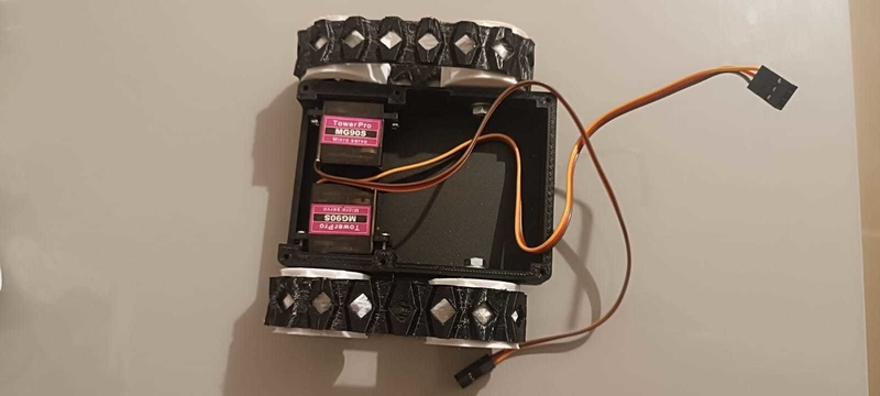 Mini Servo Track Chassis - 3D Printed Robotics Platform - Pinshape