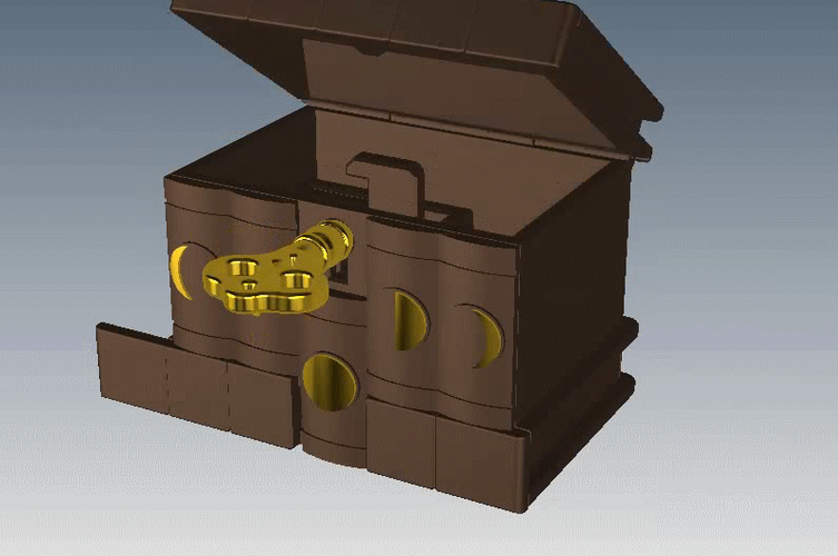 3D Printed Secret Box by MoMansour789 | Pinshape