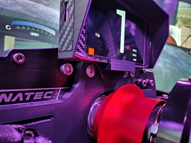 Fanatec Bracket for my Push-Pull Paddle Shifter and 4-Way switch - Pinshape