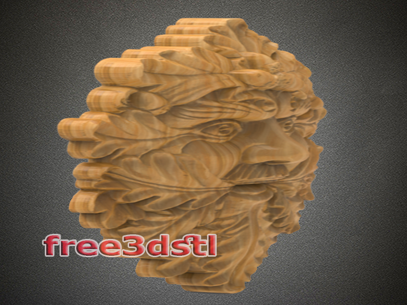 Green man 3D STL Model - Pinshape