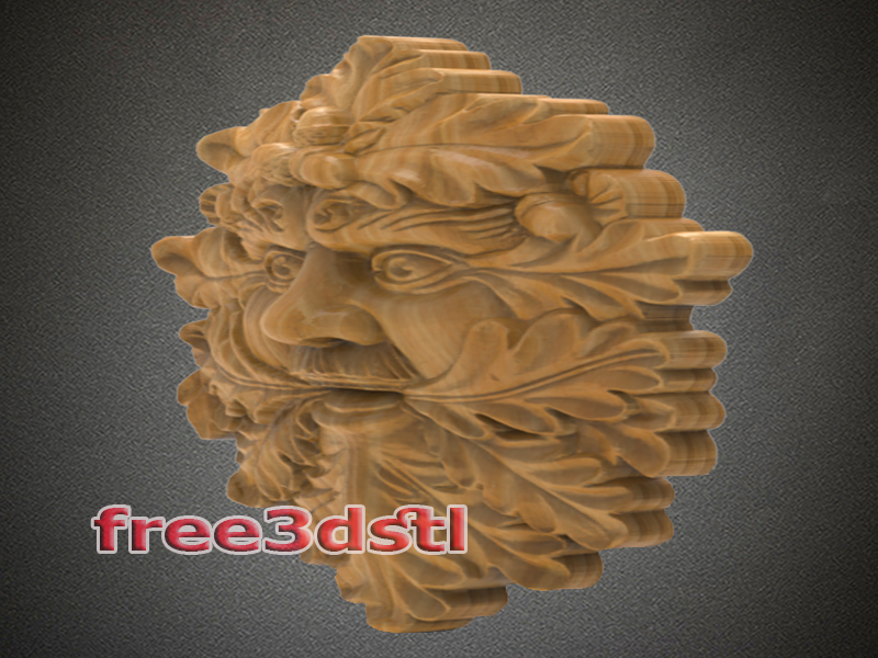 Green man 3D STL Model - Pinshape