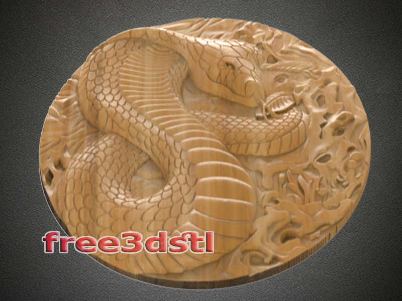 Snake 3D STL Model - Pinshape
