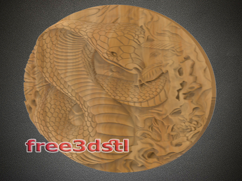 Snake 3D STL Model - Pinshape