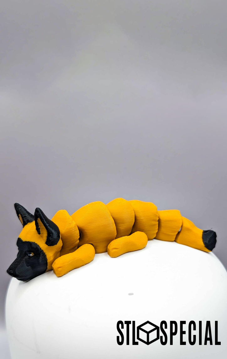 3D Printed Dogs Articulated Flexi Toy Keychain Pack STL Special by ...