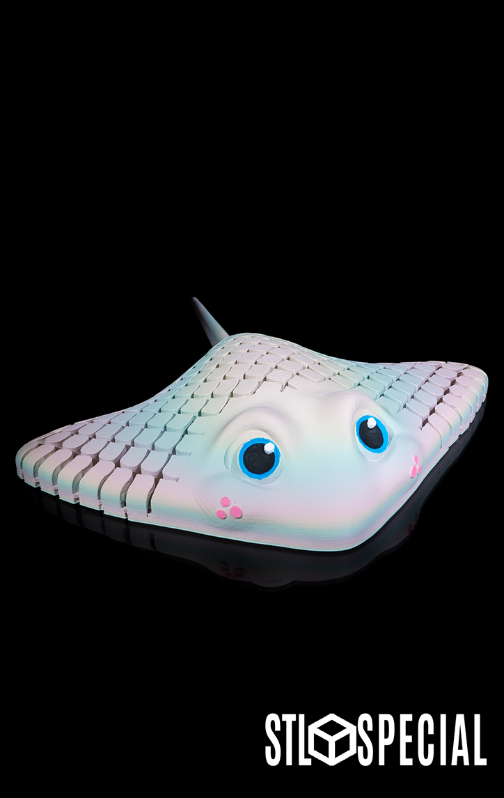 3D Printed Ray, the Manta Ray 3D Print STL Files by Omarssa | Pinshape