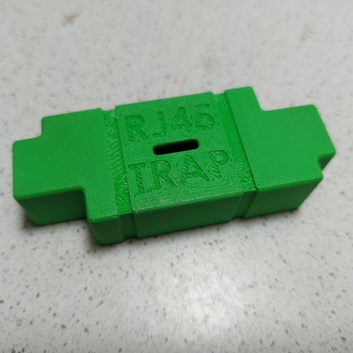 3D Printed Secure RJ45 female-to-female connector by 3dmakercad | Pinshape