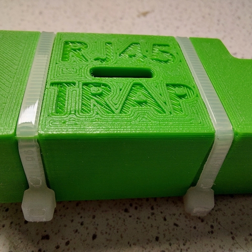 3D Printed Secure RJ45 female-to-female connector by 3dmakercad | Pinshape