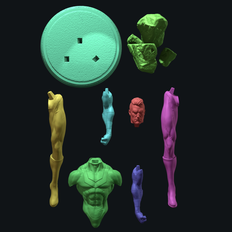 Superhero FREE 3D Print model - Pinshape