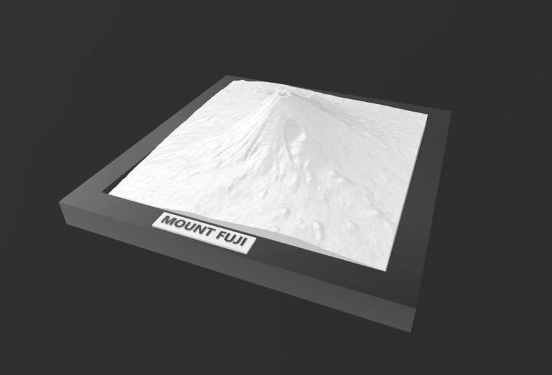 MOUNT FUJI - Pinshape