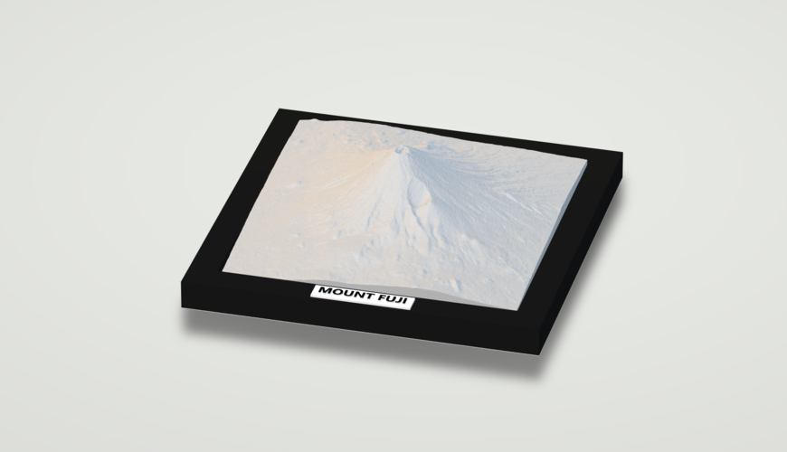 3D Printed MOUNT FUJI by mithreed_solutions | Pinshape