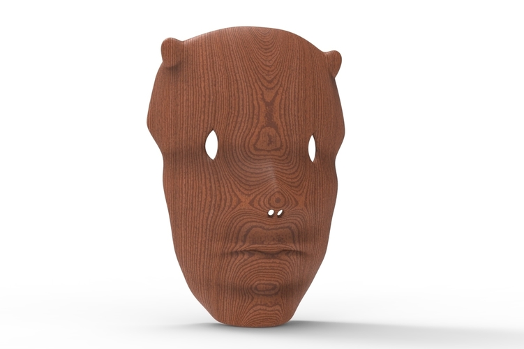 3D Printed Forest face mask by saeed youhannae | Pinshape