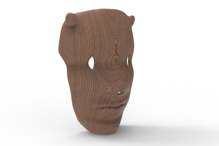 3D Printed Forest face mask by saeed youhannae | Pinshape